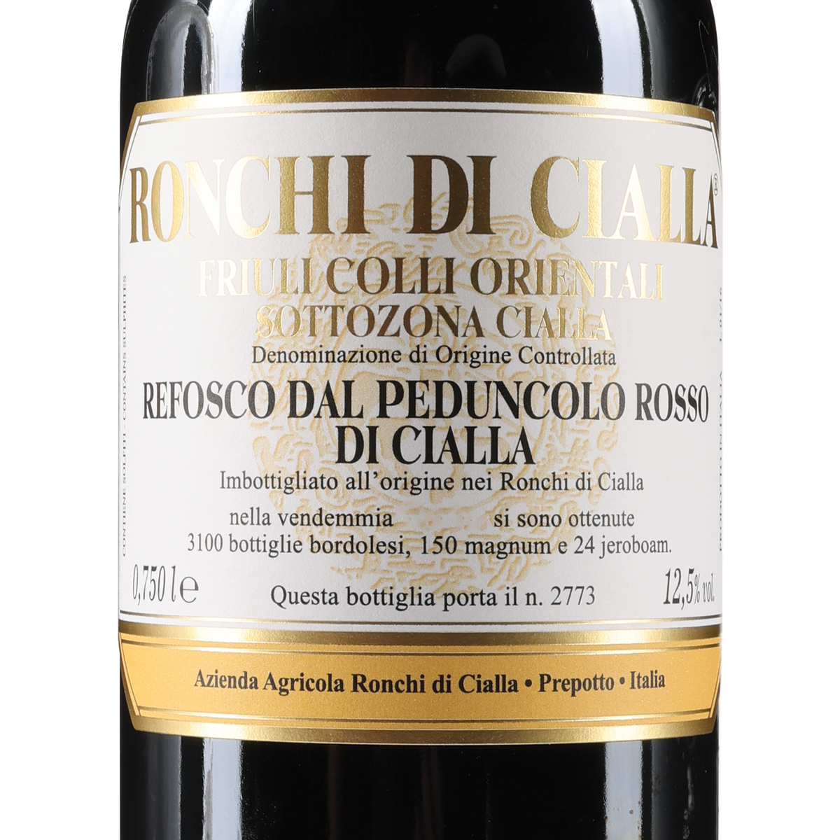 Ronchi di Cialla Refosco dal Peduncolo Rosso 2014 75cl – Crombé Wines